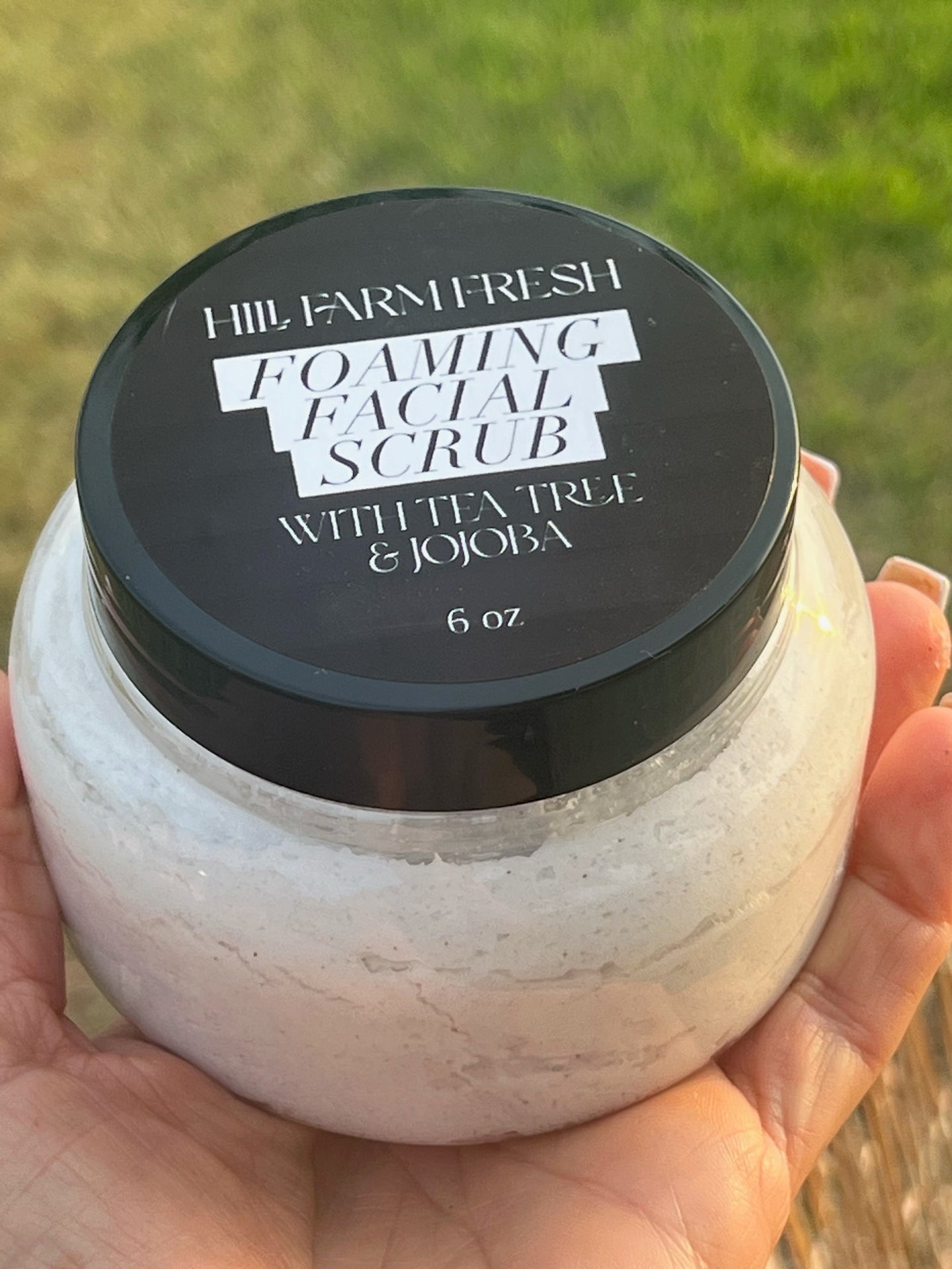 Foaming Facial Scrub – Hill Farm Fresh
